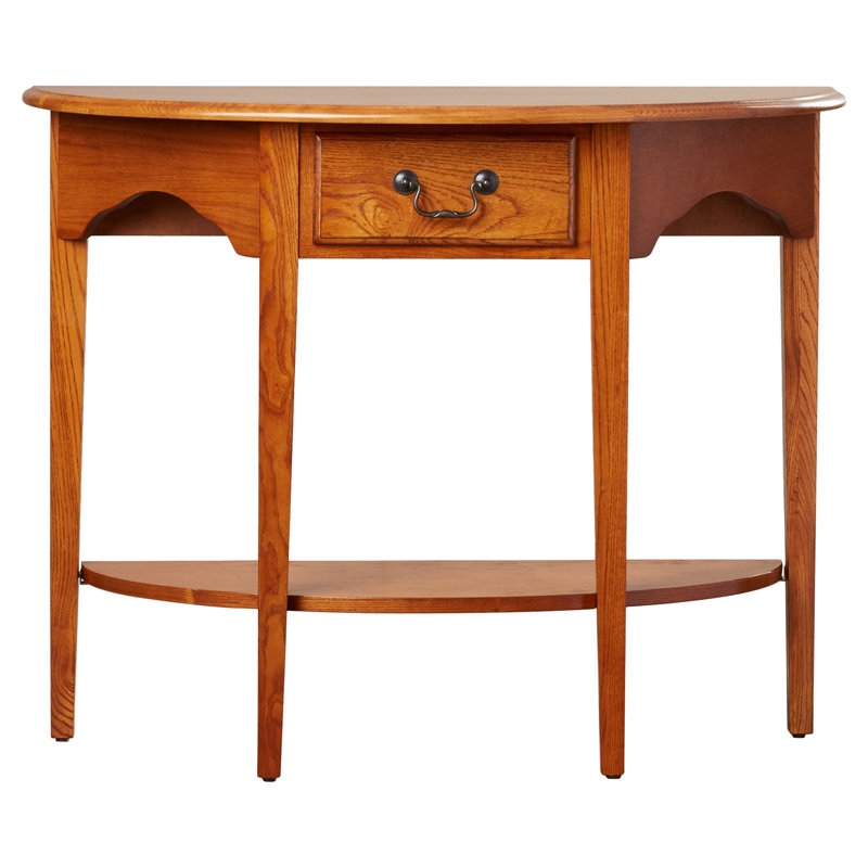 Charlton Home® Demilune Solid Wood Console & Reviews | Wayfair