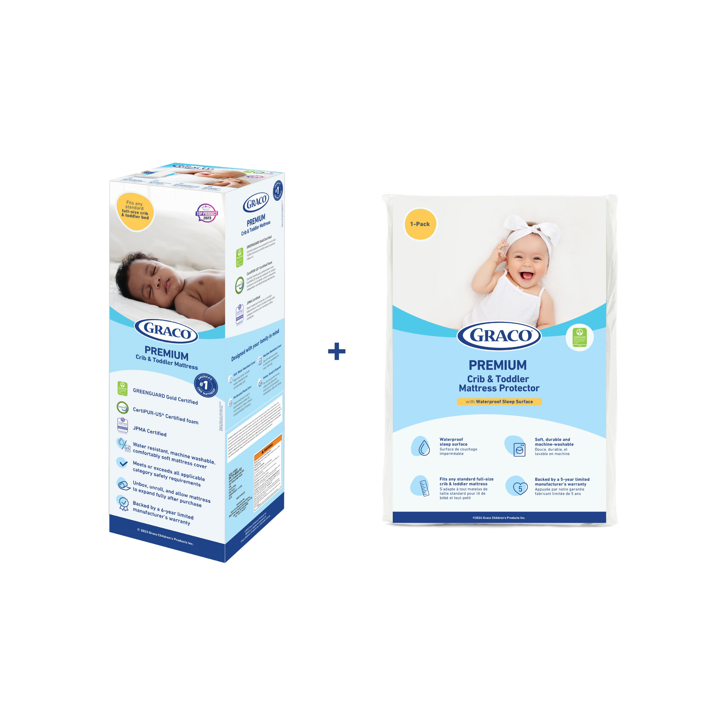 Graco Premium Crib and Toddler Bed Mattress Reviews Wayfair