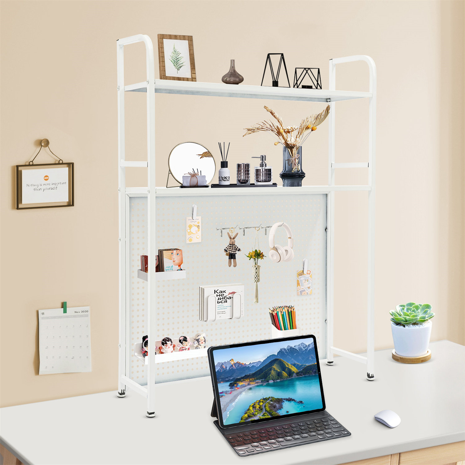 Latitude Run® Desktop Storage Rack | Wayfair