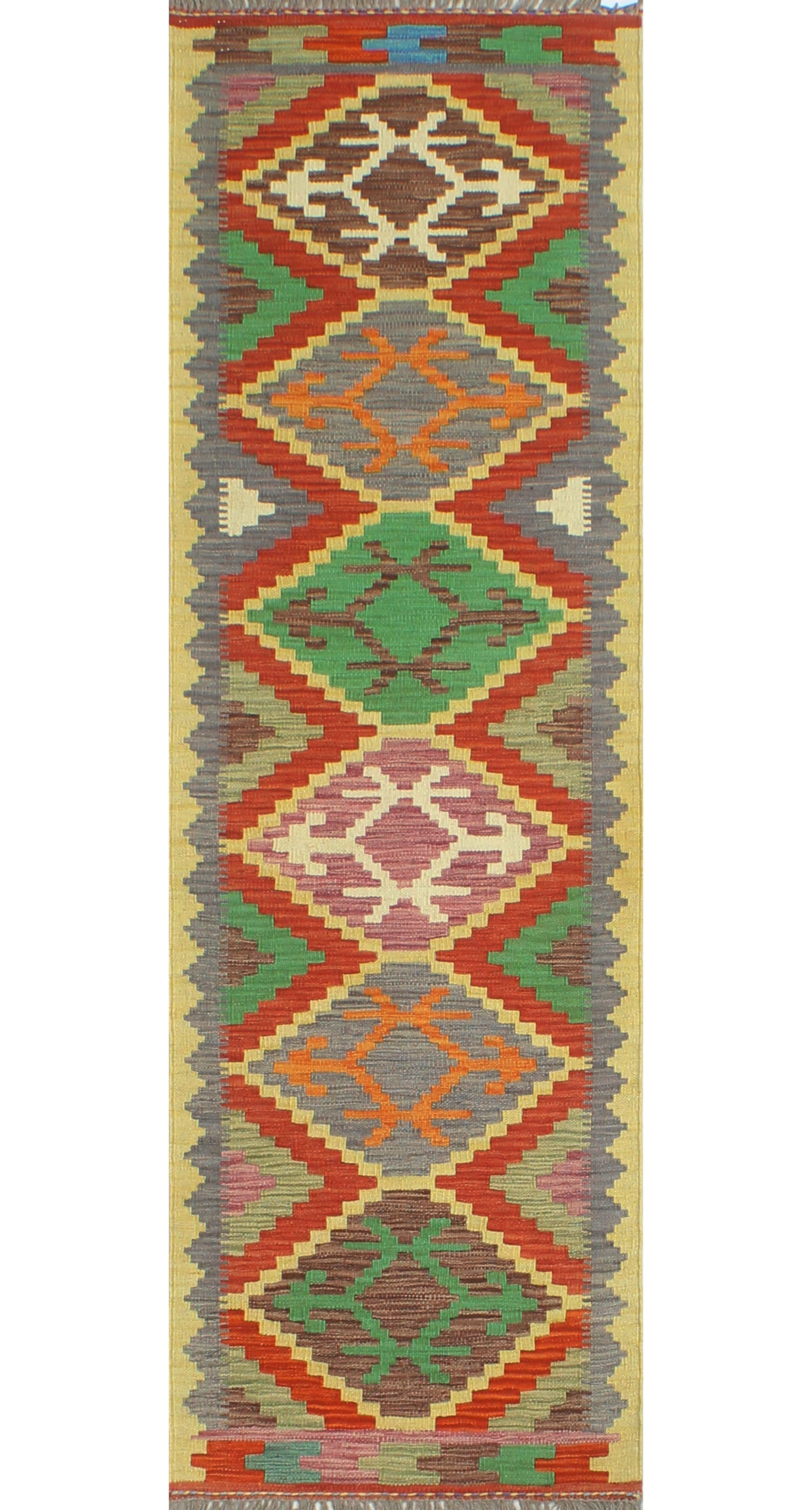 Union Rustic Bousson Kilim Shah Red Runner | Wayfair