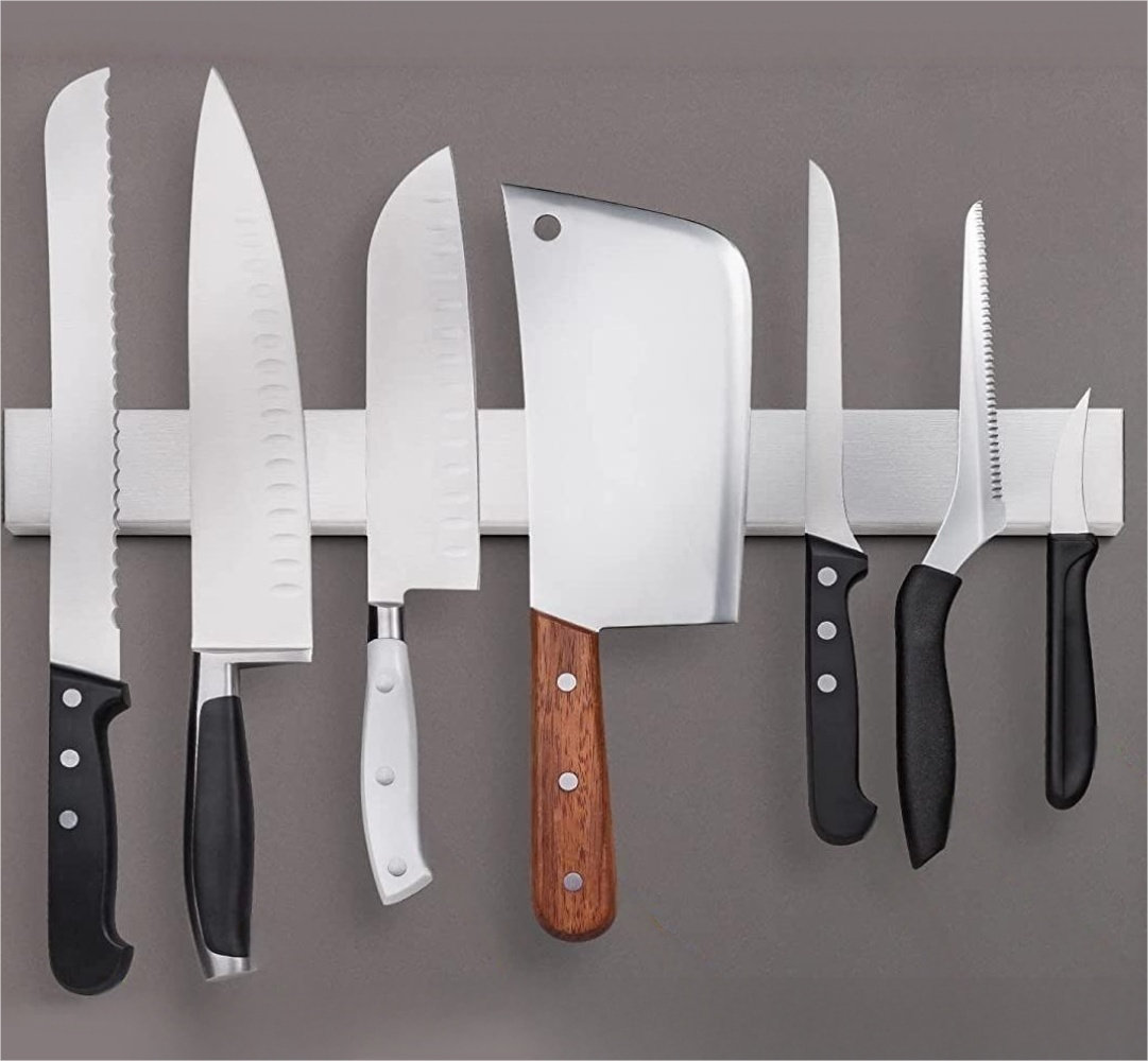FEIYAN Premium Magnetic Knife Holder For Refrigerator That Doesn't ...