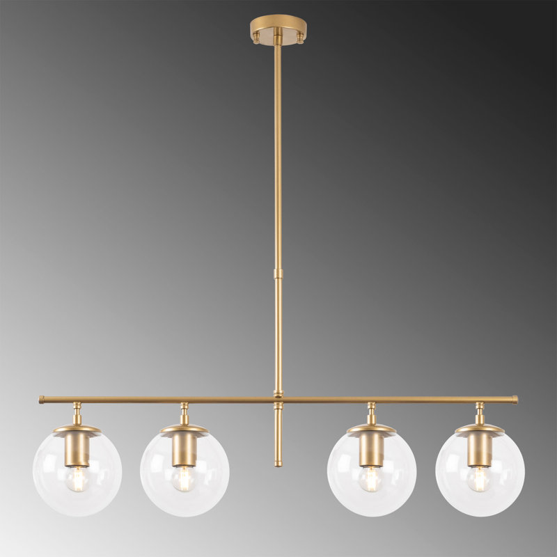 Mercer41 Shanielle 4 - Light Sputnik Square / Rectangle Chandelier ...