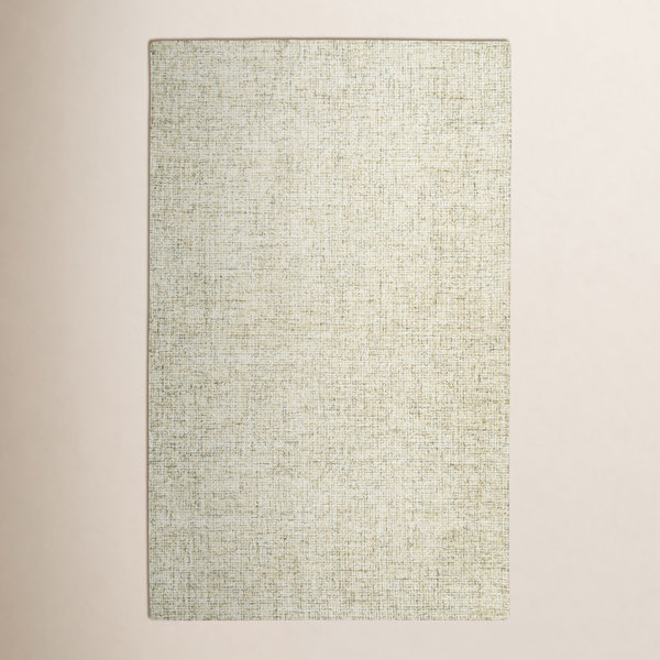 Britley Handmade Wool Beige Rug & Reviews | Birch Lane