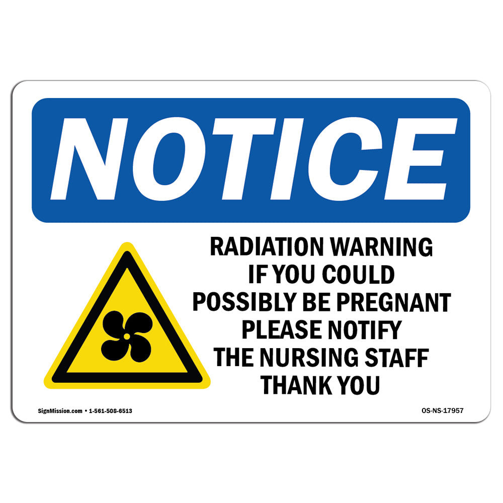 SignMission Radiation Warning If You Could Sign with Symbol | Wayfair