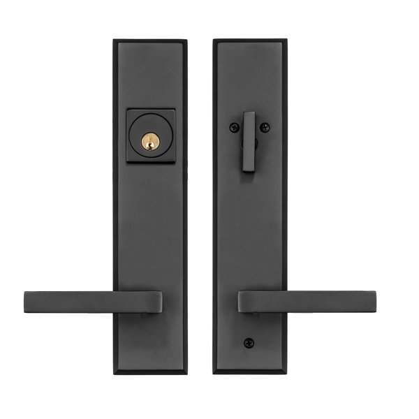 Rockwell Security Times Square Entry Lever Set with Single Cylinder ...