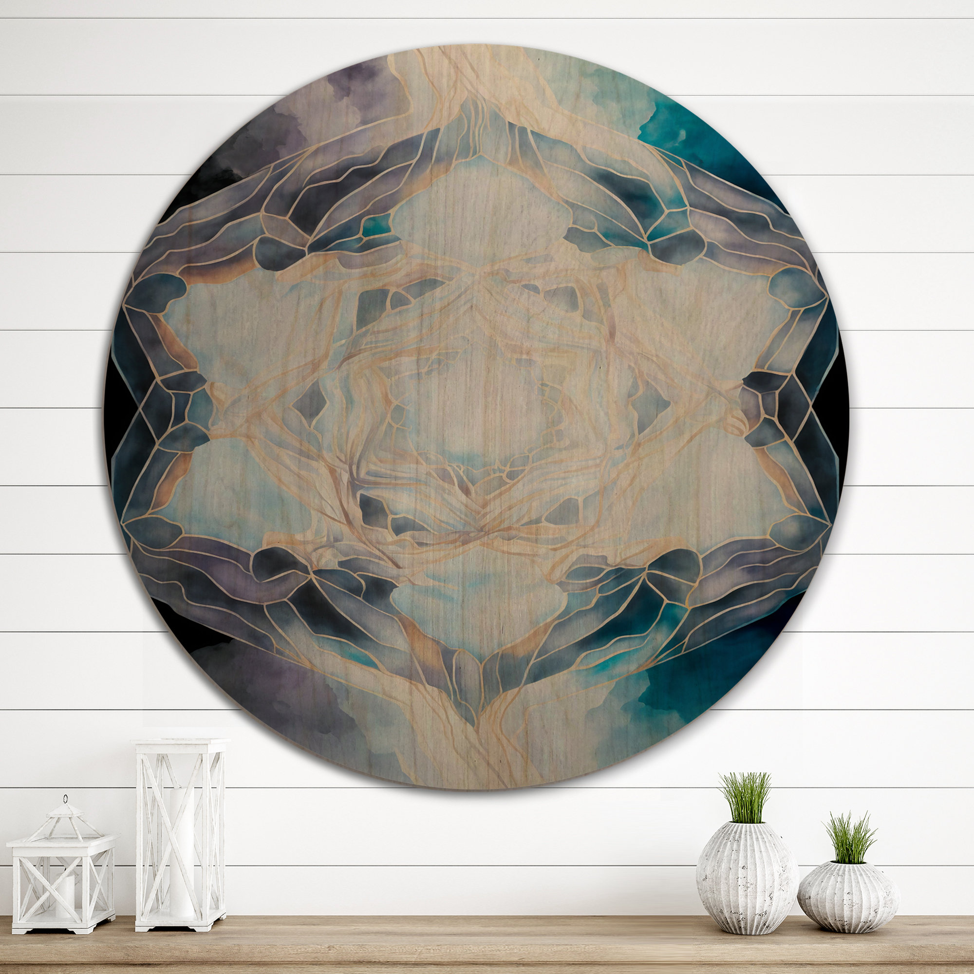 Ivy Bronx Fundamental Patterns Sacred Geometry VIII - Modern Geometric ...