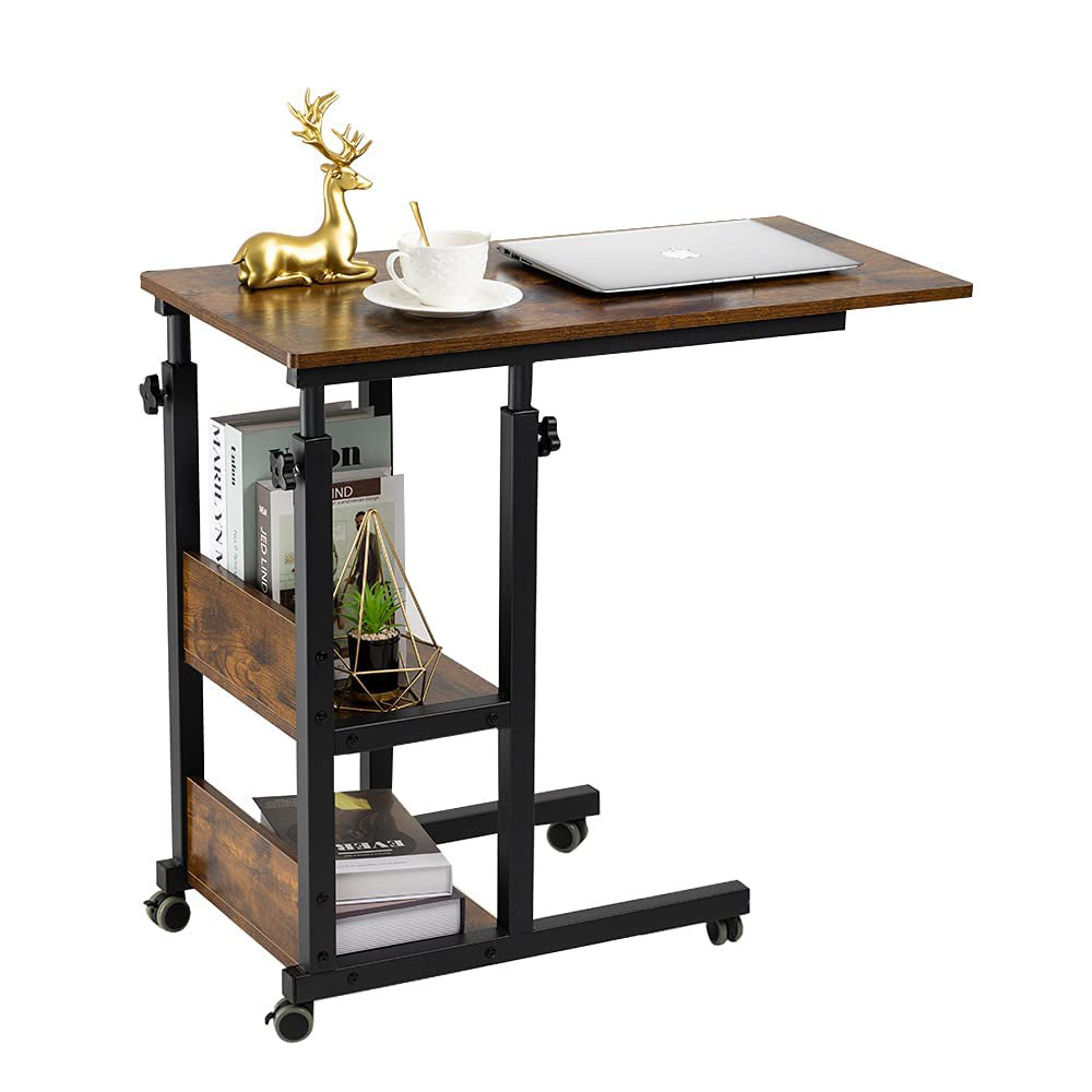 17 Stories Hadulcet C Shaped Side Table Adjustable, Height Adjustable C ...