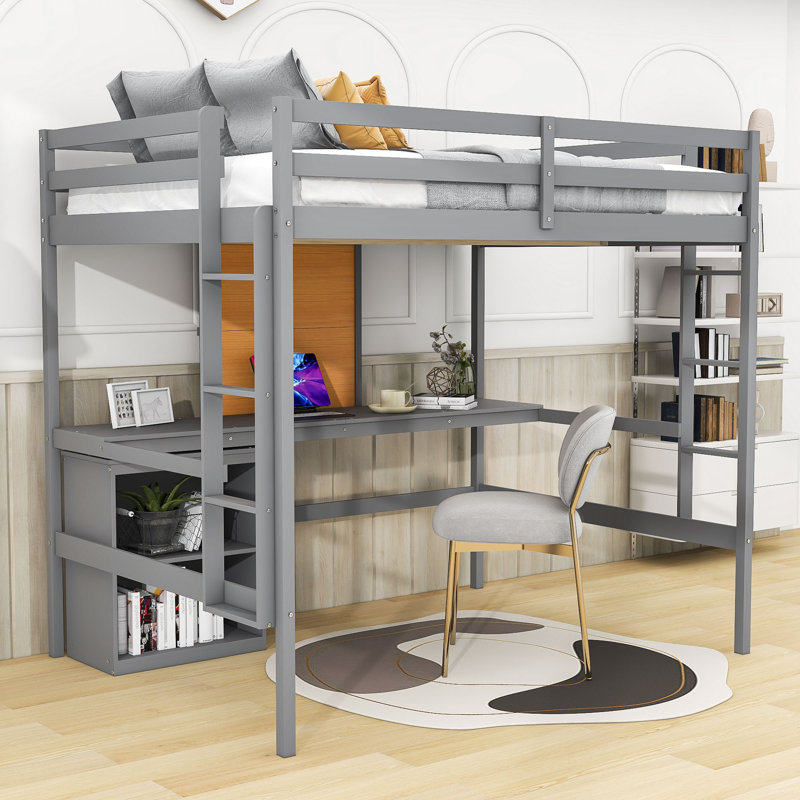 Harriet Bee Hayott Kids Loft Bed | Wayfair