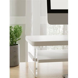 Inbox Zero Desktop Computer Monitor Riser Stand | Wayfair