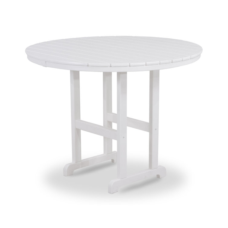 POLYWOOD® Round Farmhouse Counter Table & Reviews | Wayfair