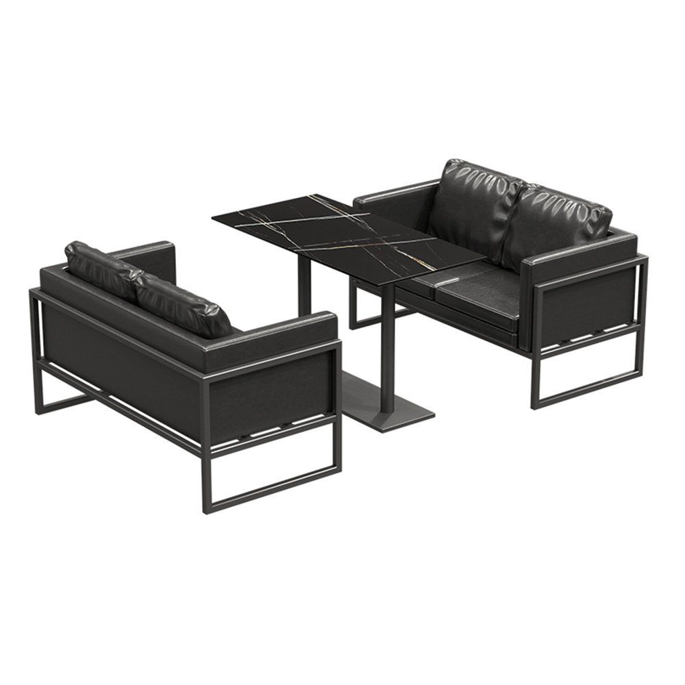 Industrial Style Sofa Industrial container style table and chairs set ...