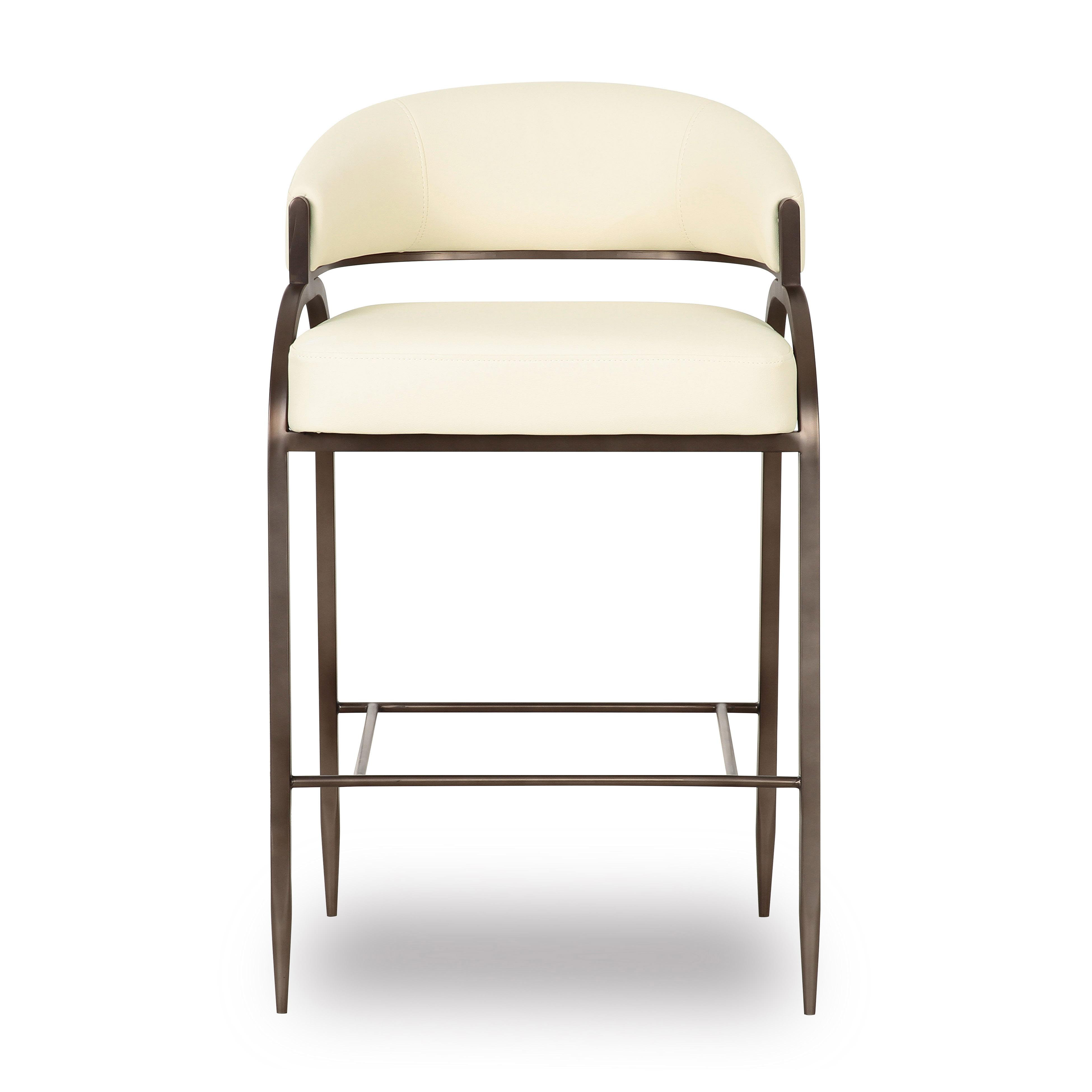 TOV Furniture Tatum Performance Vegan Leather Counter Stool | Wayfair