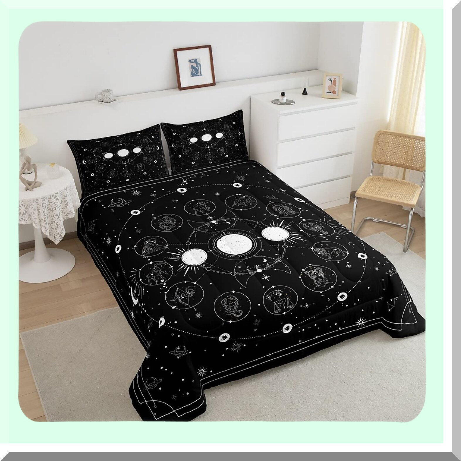 East Urban Home Galaxy Constellation Comforter Set - Full Size ...