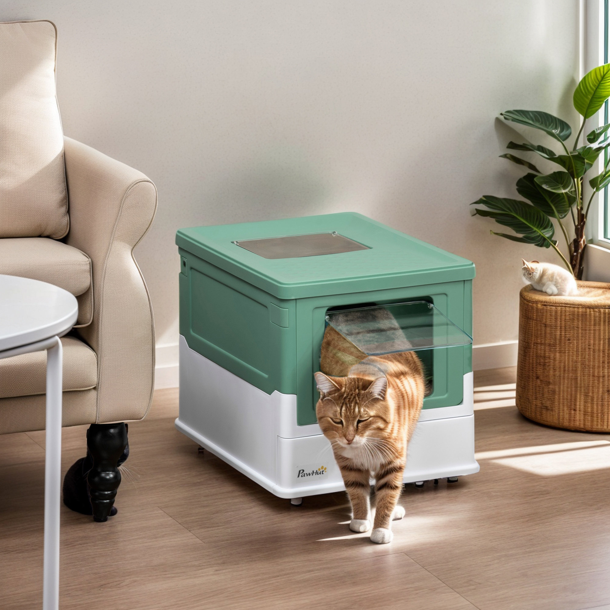 Archie & Oscar™ Dierks Polypropylene Enclosed Litter Box | Wayfair