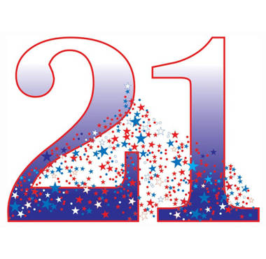 Advanced Graphics Number 21 Life-Size Cardboard Standup | Wayfair