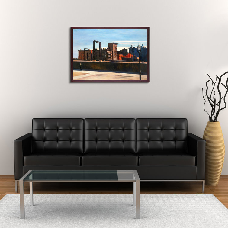 Vault W Artwork Manhattan Bridge Loop, 1928 Framed On Canvas by Edward ...