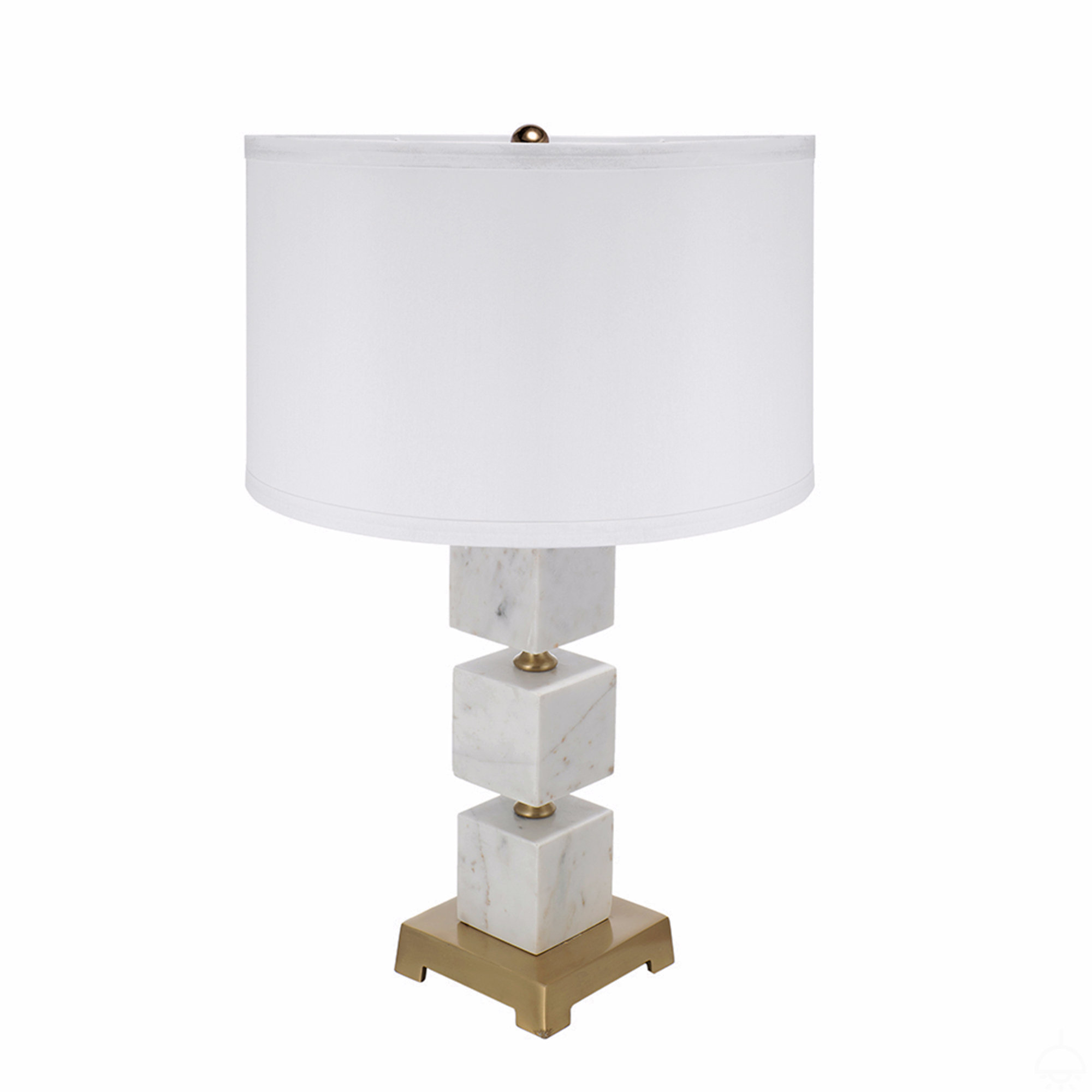 Latitude Run® Table Lamp With Gold Base And Body (Lamp Shade Assembly ...