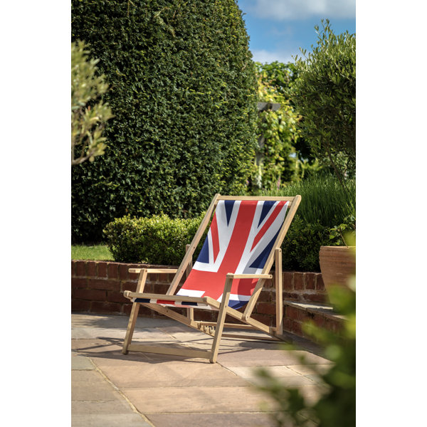 17 Stories Pipina Folding Deck Chair | Wayfair.co.uk