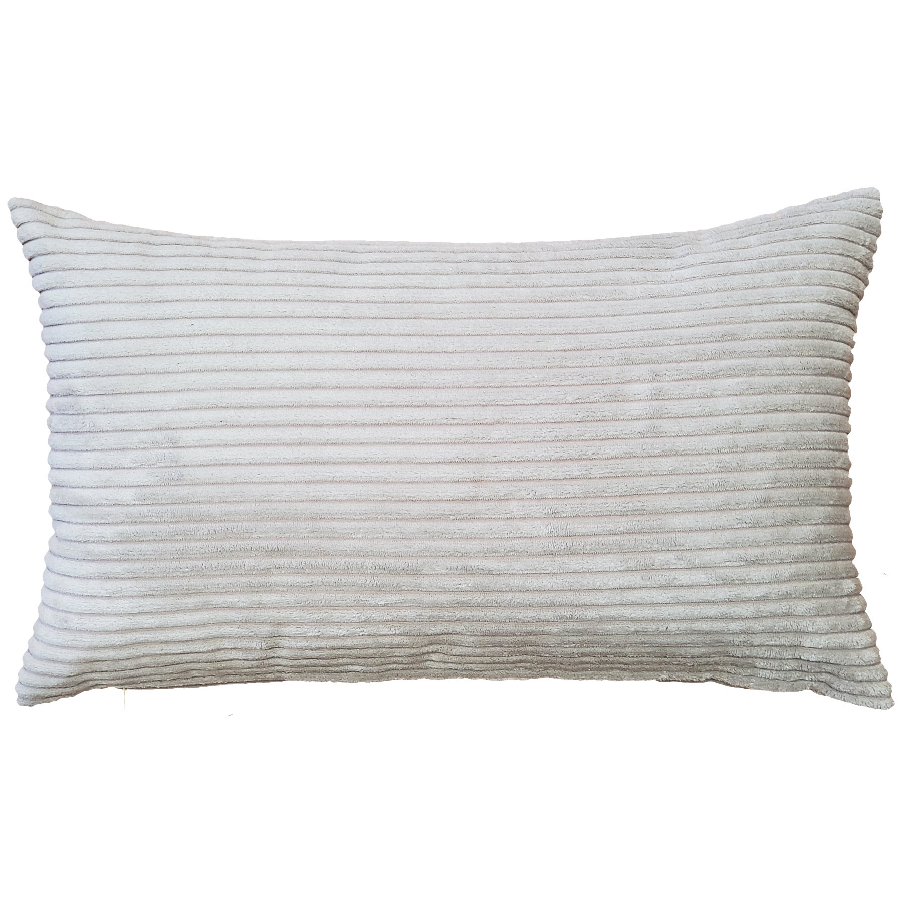 Pillow Decor Wide Wale Corduroy Solid Color Plush Polyester Filled ...