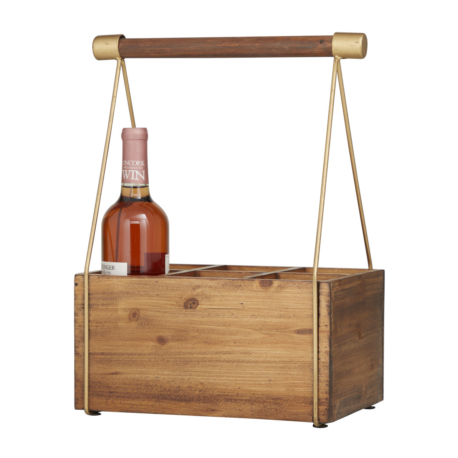 Birch Lane™ Hawk Cole And Gray Modern Farmhouse Standing Wine Rack ...