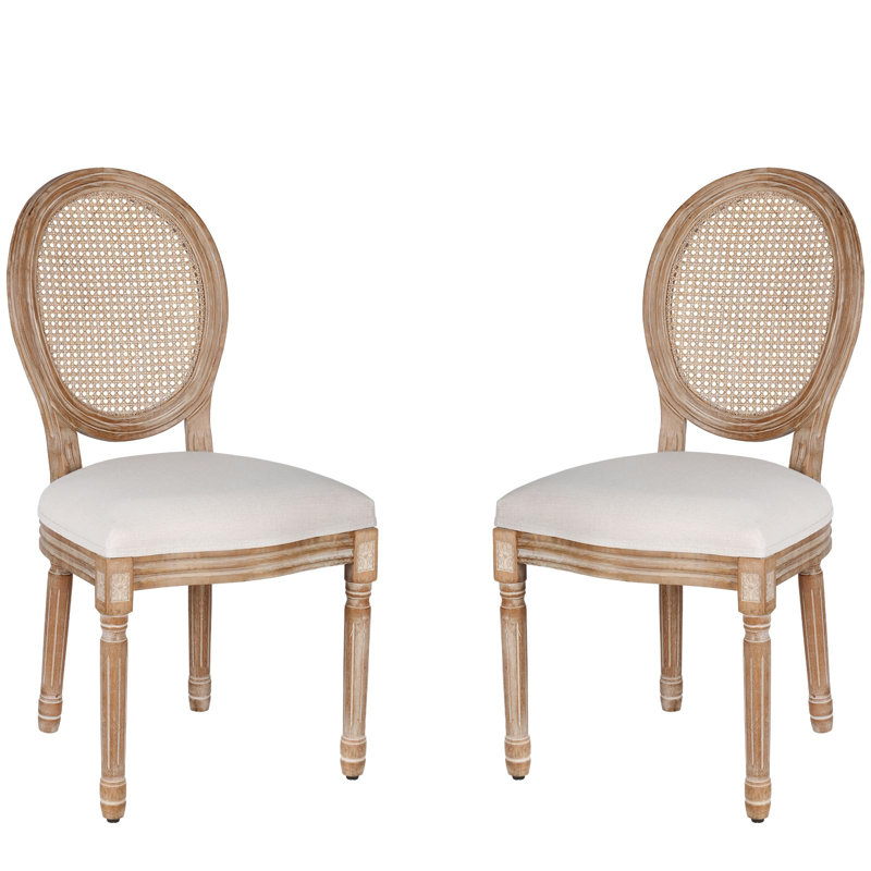 One Allium Way® Capel Tufted King Louis Back Side Chair Dining Chair ...