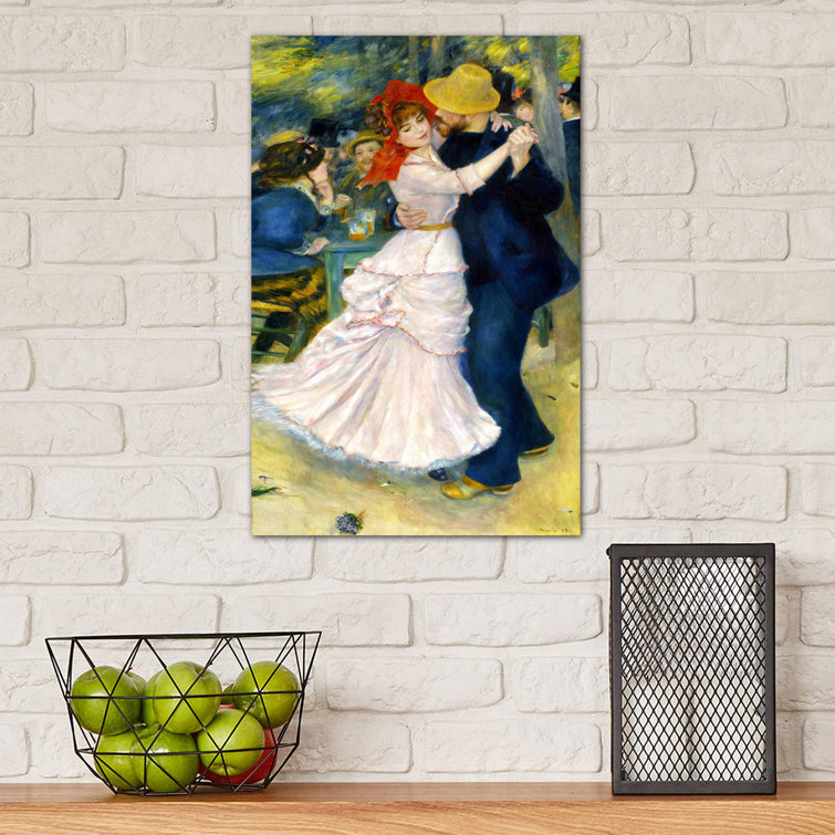 ClassicLiving Dance At Bougival by Pierre-Auguste Renoir - Wrapped ...