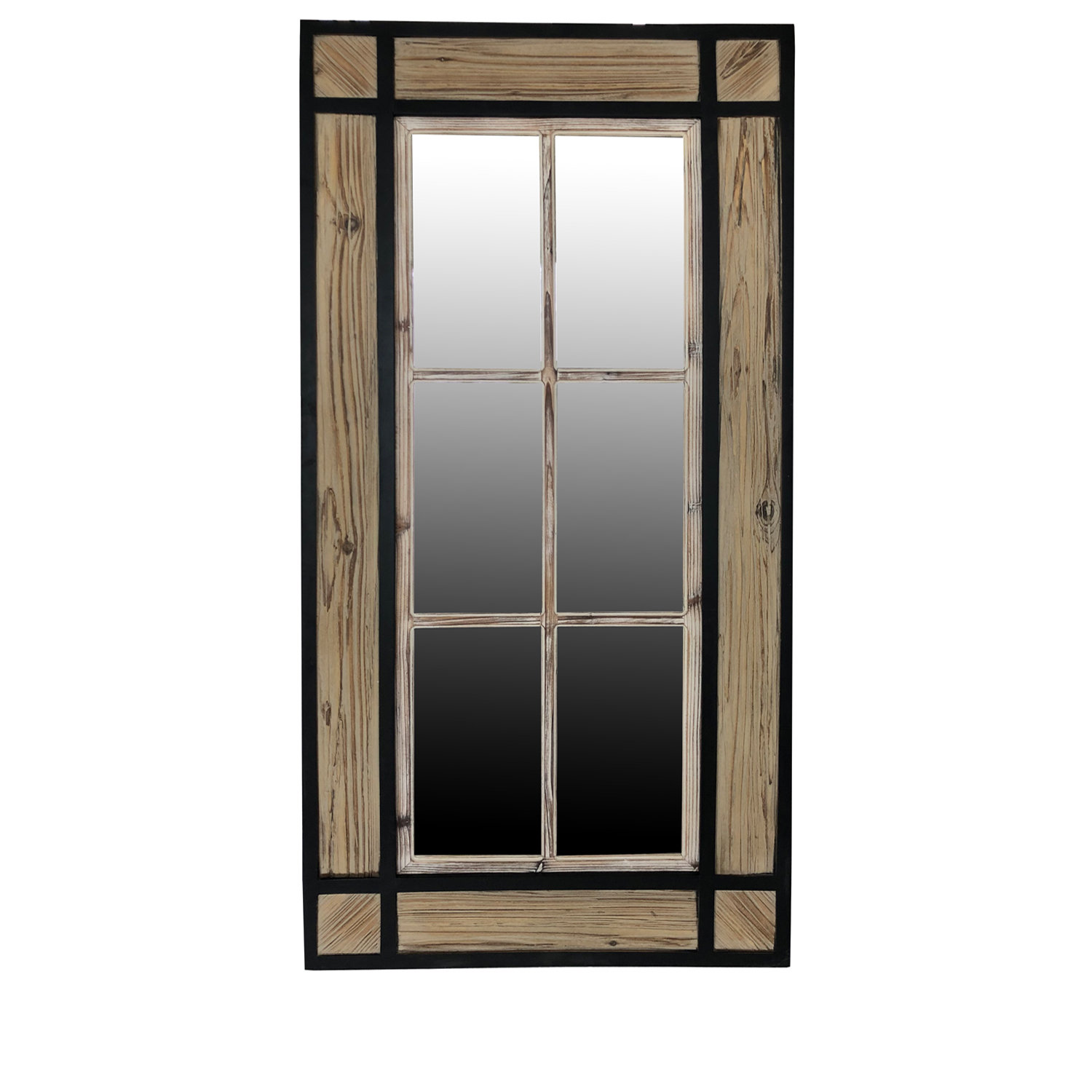 Gracie Oaks Rudd Decorative Rustic Distressed Wall Mirror - Wayfair Canada