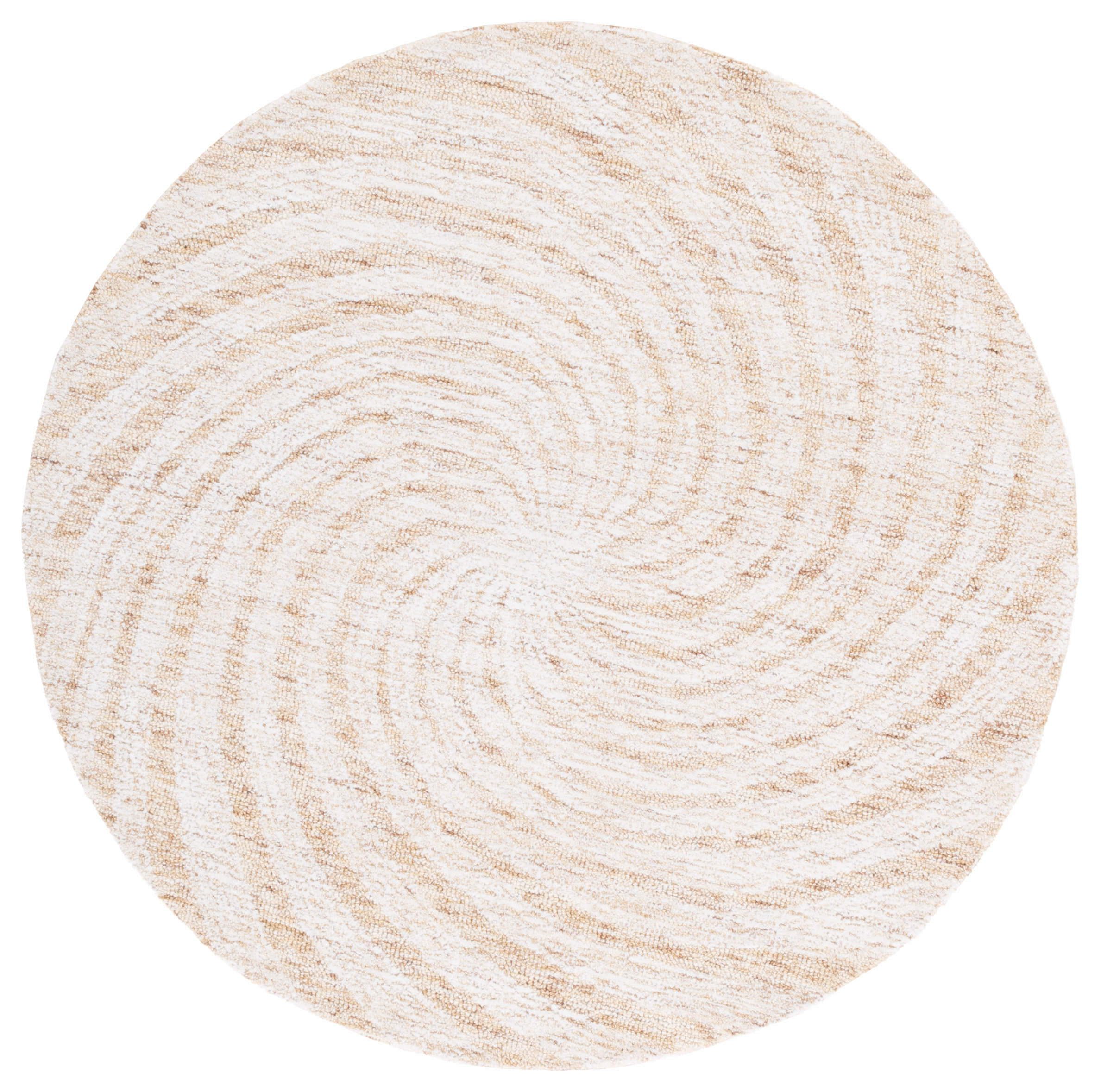 Dakota Fields Novelty 201 80% Wool; 20% Cotton Spiral Rug | Wayfair
