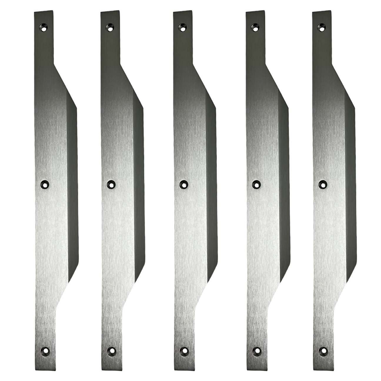 CastelloUSA Set of 5 Modern Thin Metal Pull Handles | Wayfair