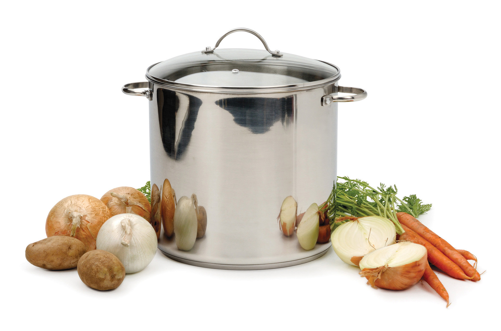 RSVP International Stainless Steel Stock Pot | Wayfair