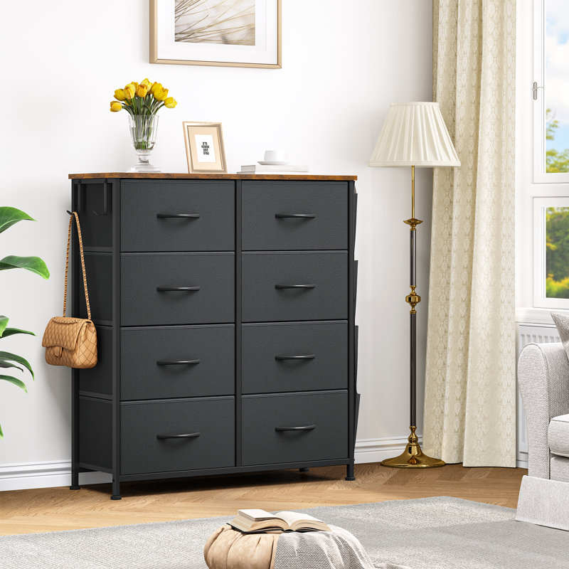 17 Stories 86Cm W Chest Of Drawers 8-Drawer Bedroom Drawers | Wayfair.co.uk