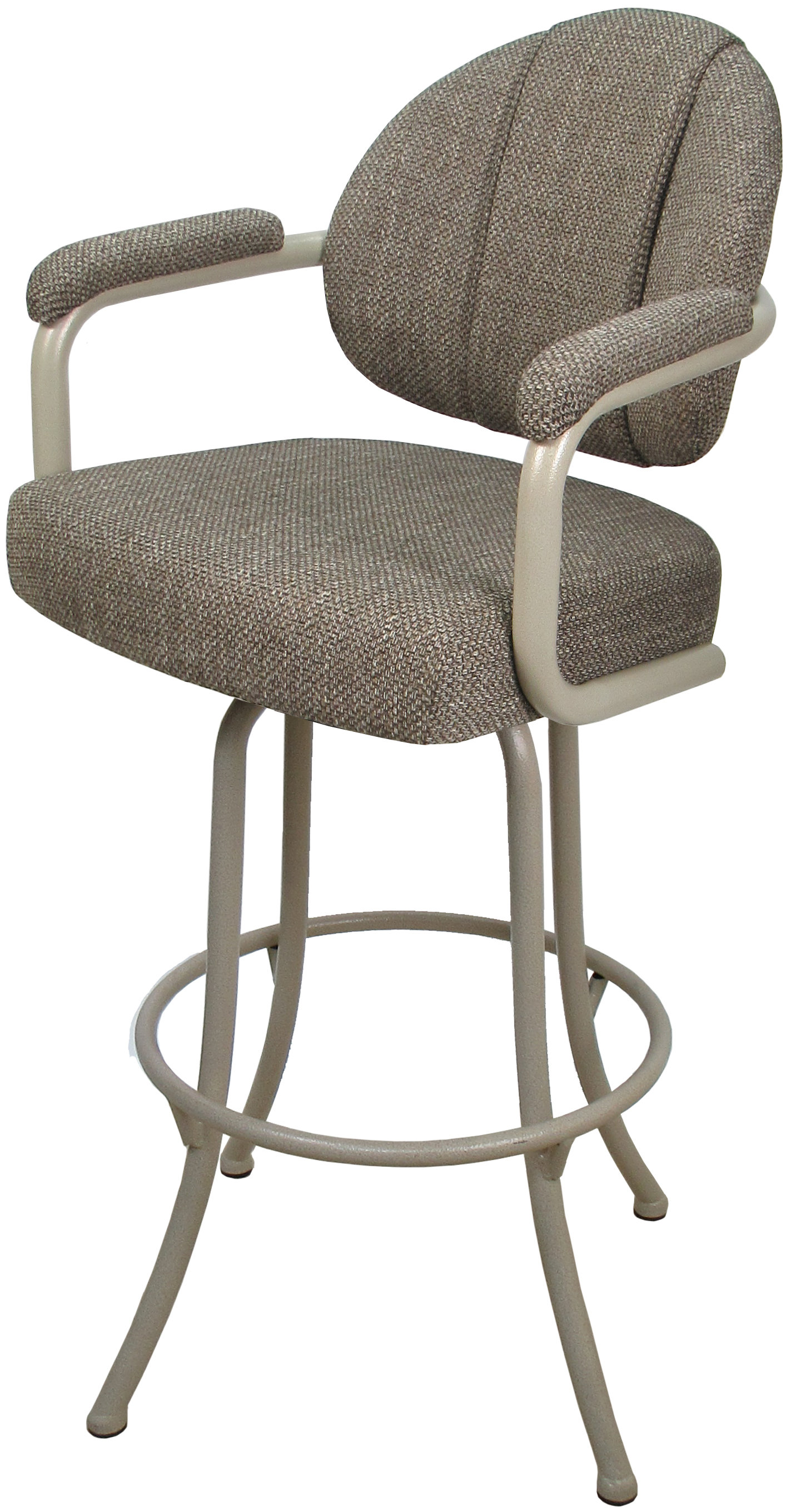 George Oliver Langler Swivel Upholstered 34'' Counter Extra Tall Stool ...