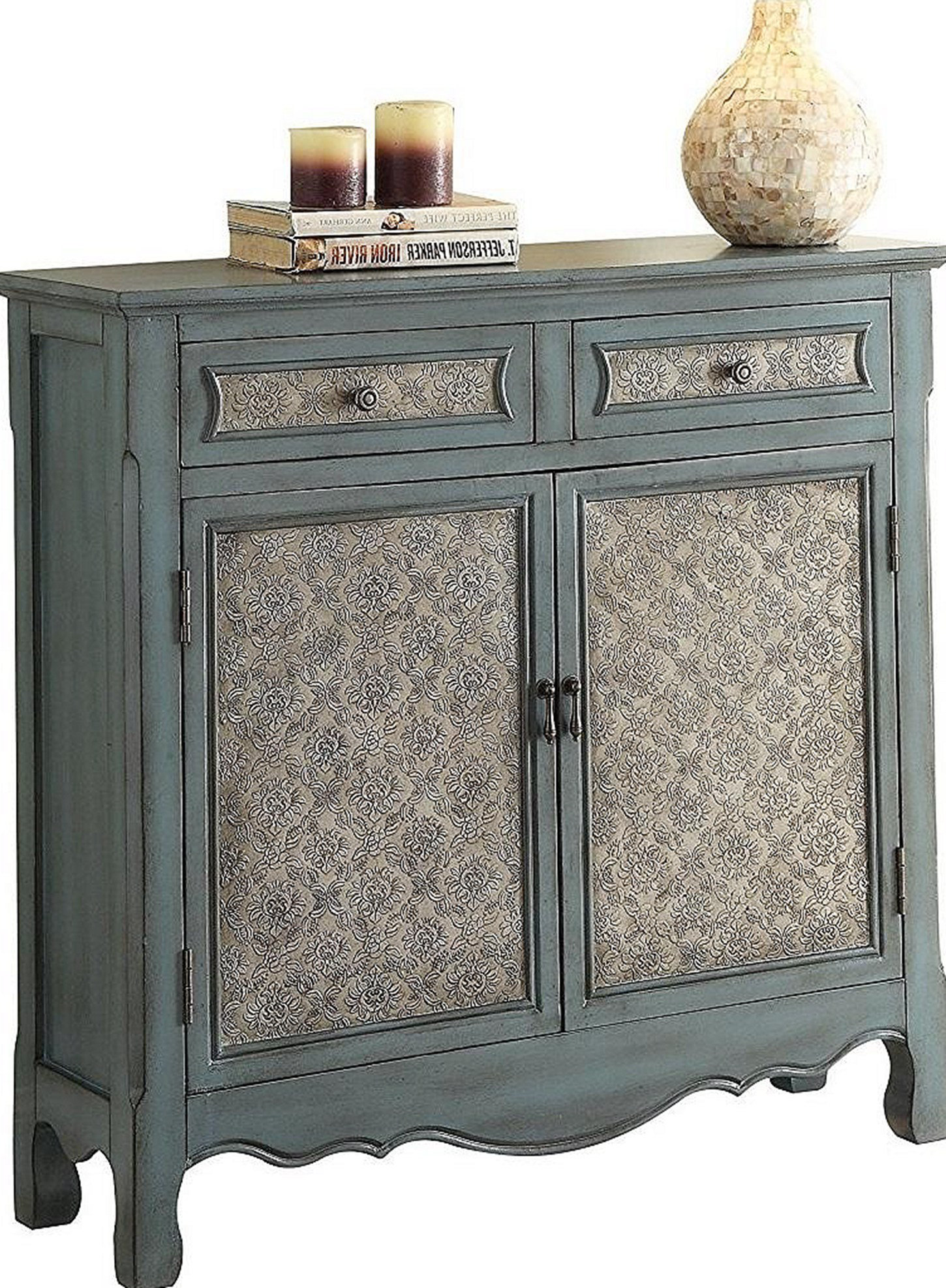 Ophelia & Co. Sophina 36.11" Solid Wood Console Table Entryway Cabinet ...