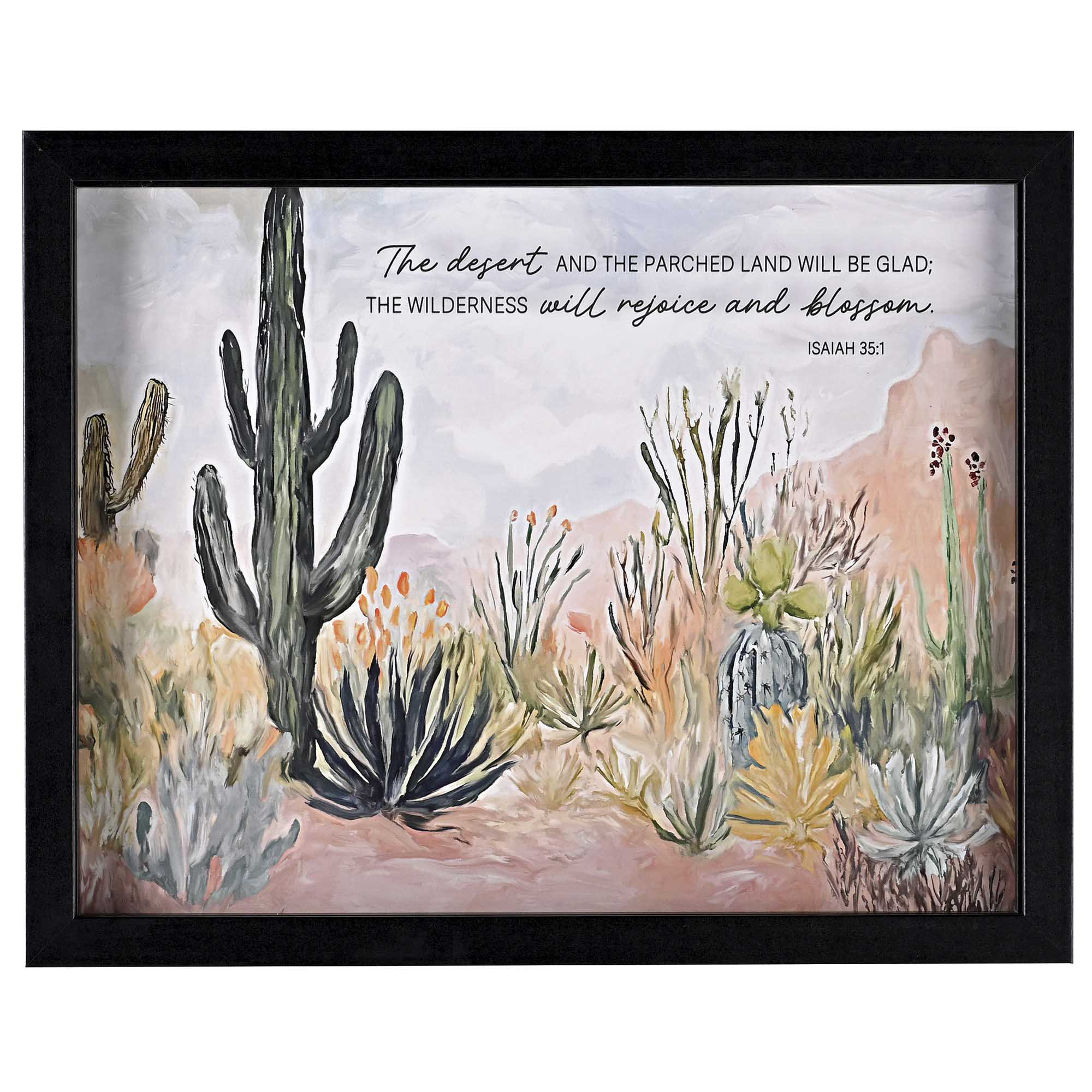 Ophelia & Co. Framed Wall Art The Desert And Parched | Wayfair