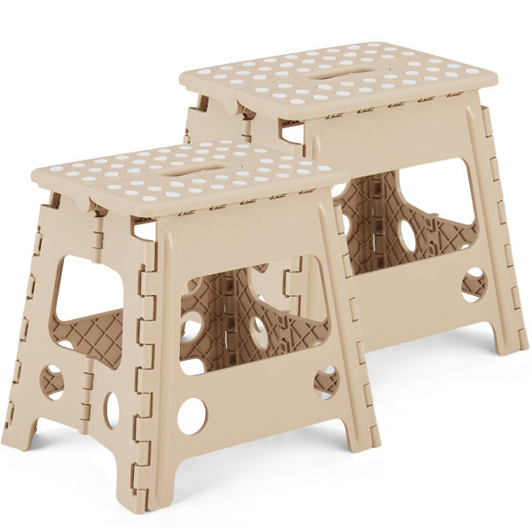 WFX Utility™ Letyton 1 - Step Plastic Lightweight Folding Step Stool ...