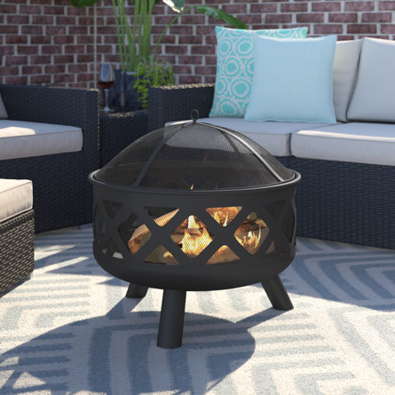 Gardeco Tara Steel Outdoor Fire Pit | Wayfair.co.uk
