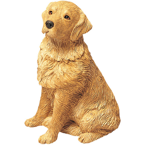 Hi-Line Gift Ltd. Sitting Dog Golden Retriever Statue & Reviews | Wayfair