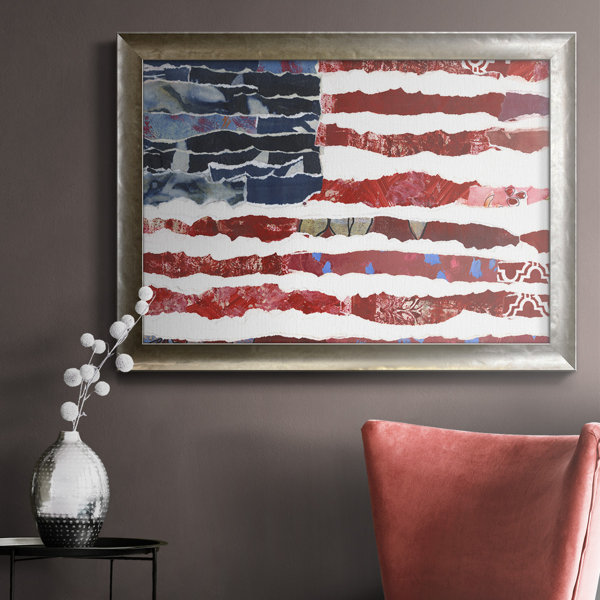 Winston Porter " Patriotic Collage Flag II " | Wayfair