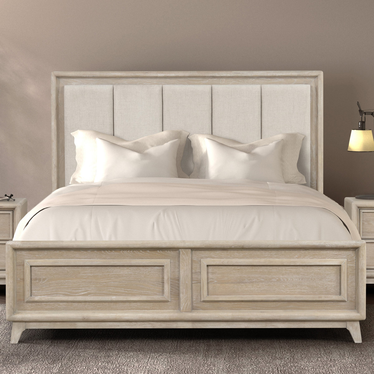 Gracie Oaks Durgin Panel Bed | Wayfair
