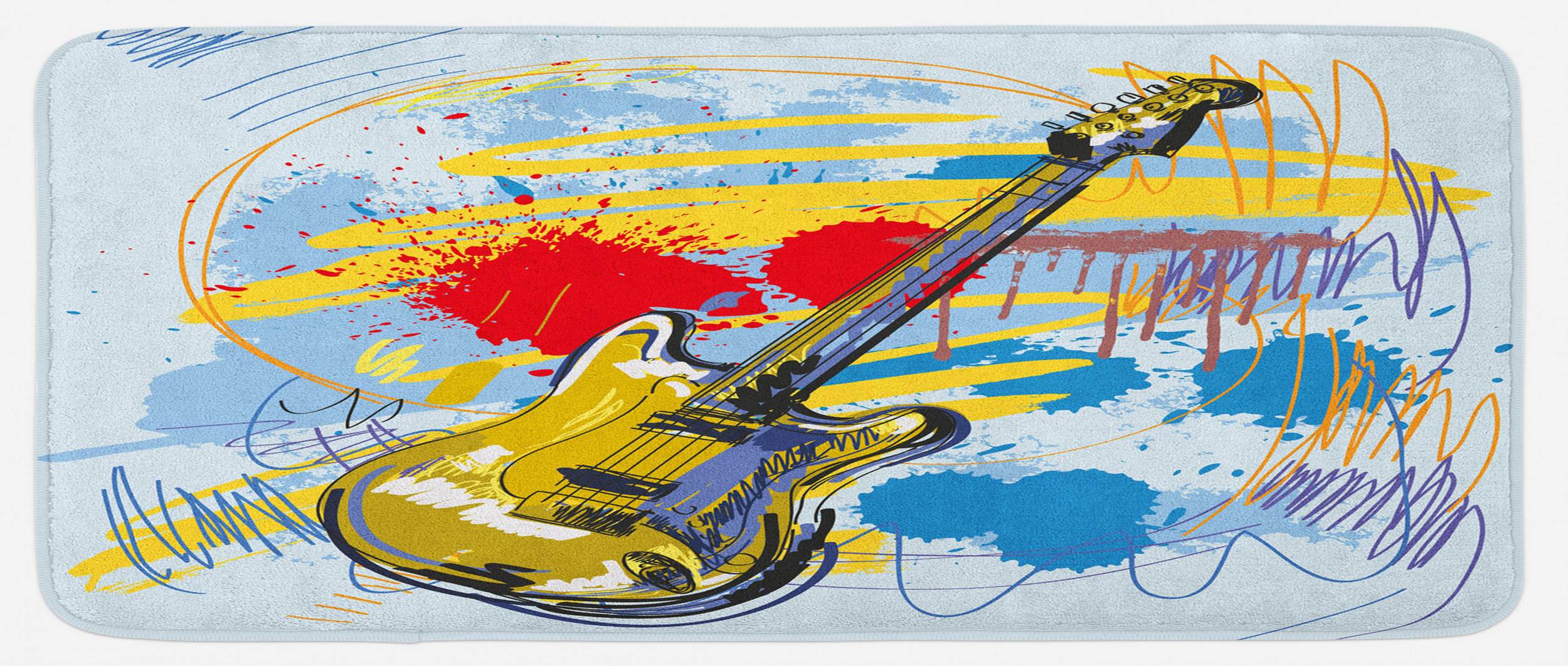 East Urban Home Abstract Musical Instrument Expressionist Artwork ...