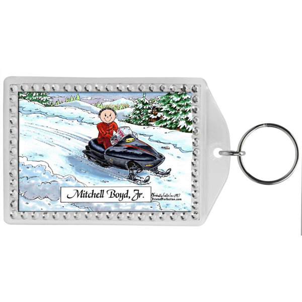Printed Perfection Personalized Friendly Folks Snowmobile - Male ...
