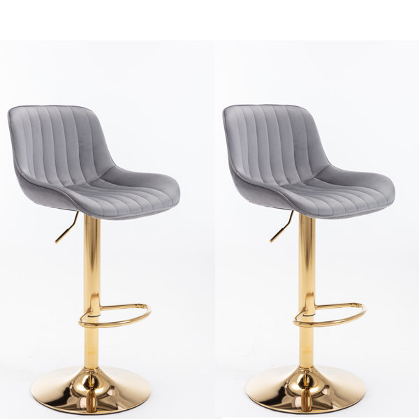 Mercer41 Graveline Swivel Adjustable Height Stool - Wayfair Canada