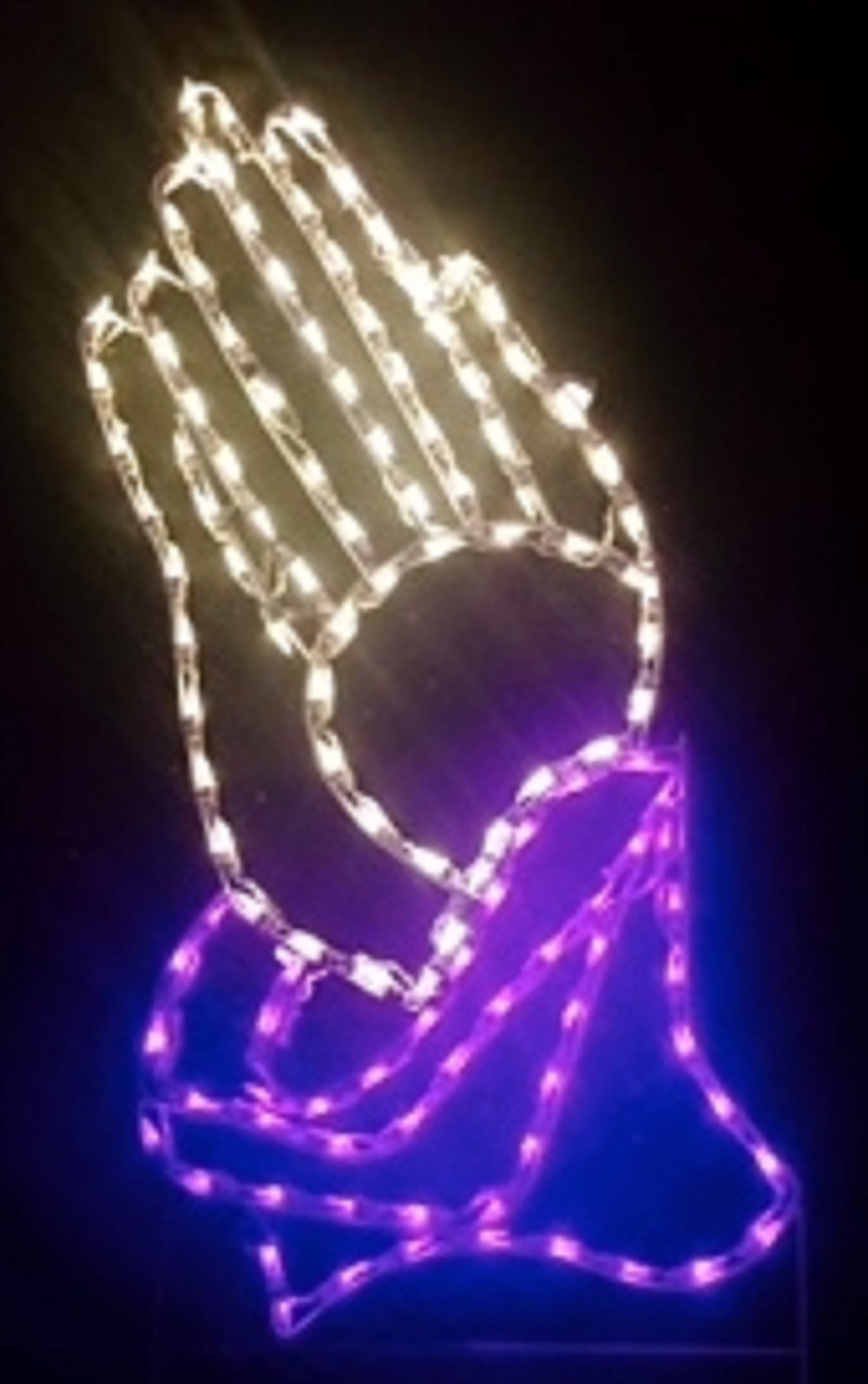 Lori's Lighted D'Lites Praying Hands Religious Holiday Lighted Display ...