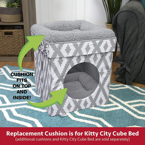 Kitty City Square Cat Bed & Reviews | Wayfair