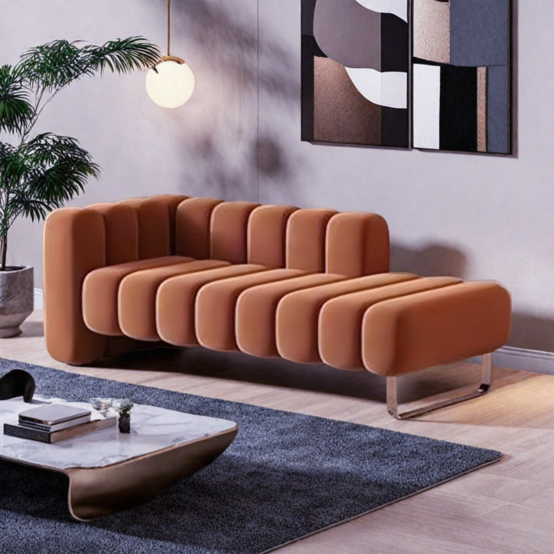 Everly Quinn Modern Left - hand Facing Indoor Chaise Lounge | Wayfair