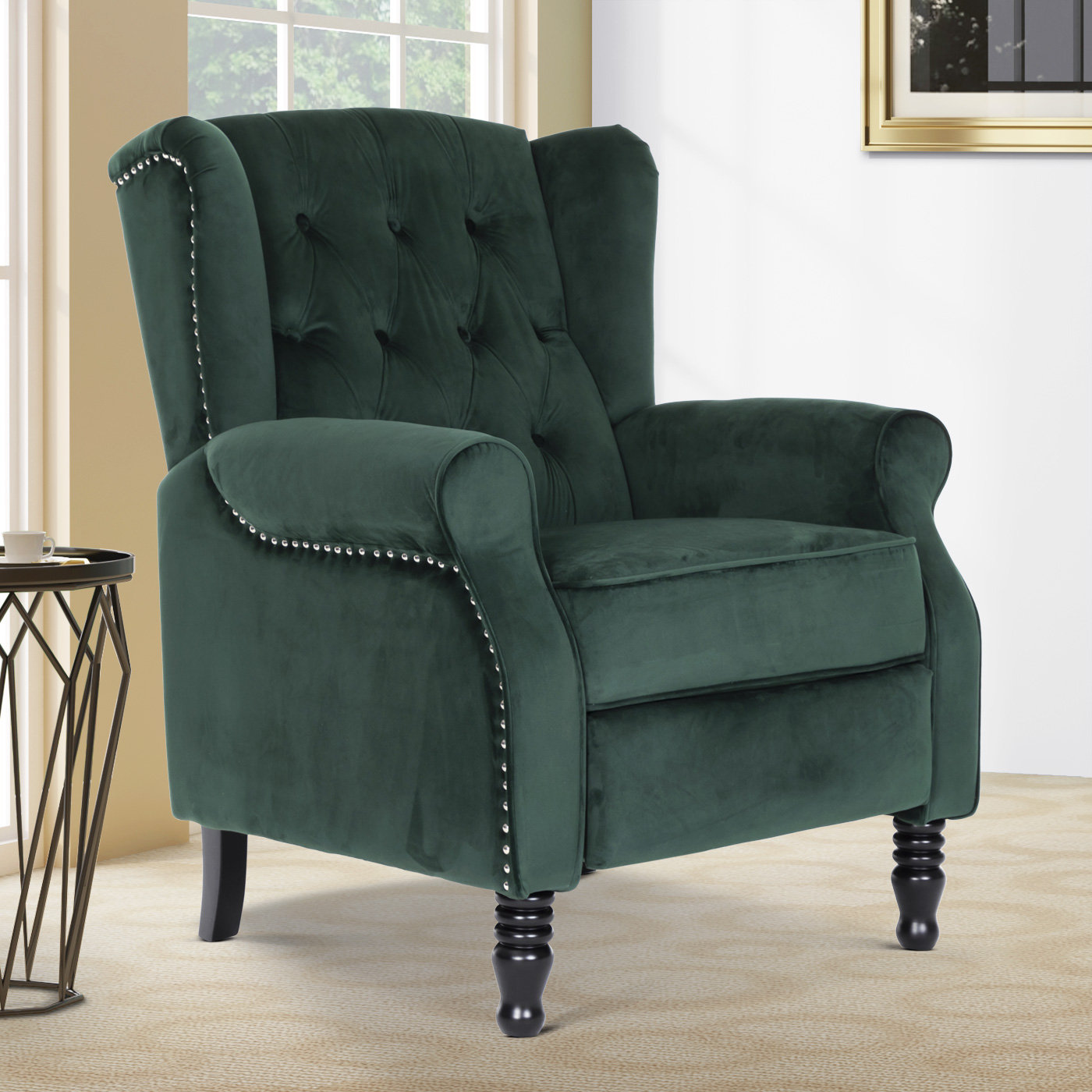 Three Posts Doylestown Upholstered Recliner & Reviews | Wayfair.co.uk