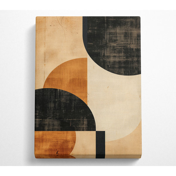 Bright Star Faded Shapes - Wrapped Canvas Art Prints | Wayfair.co.uk