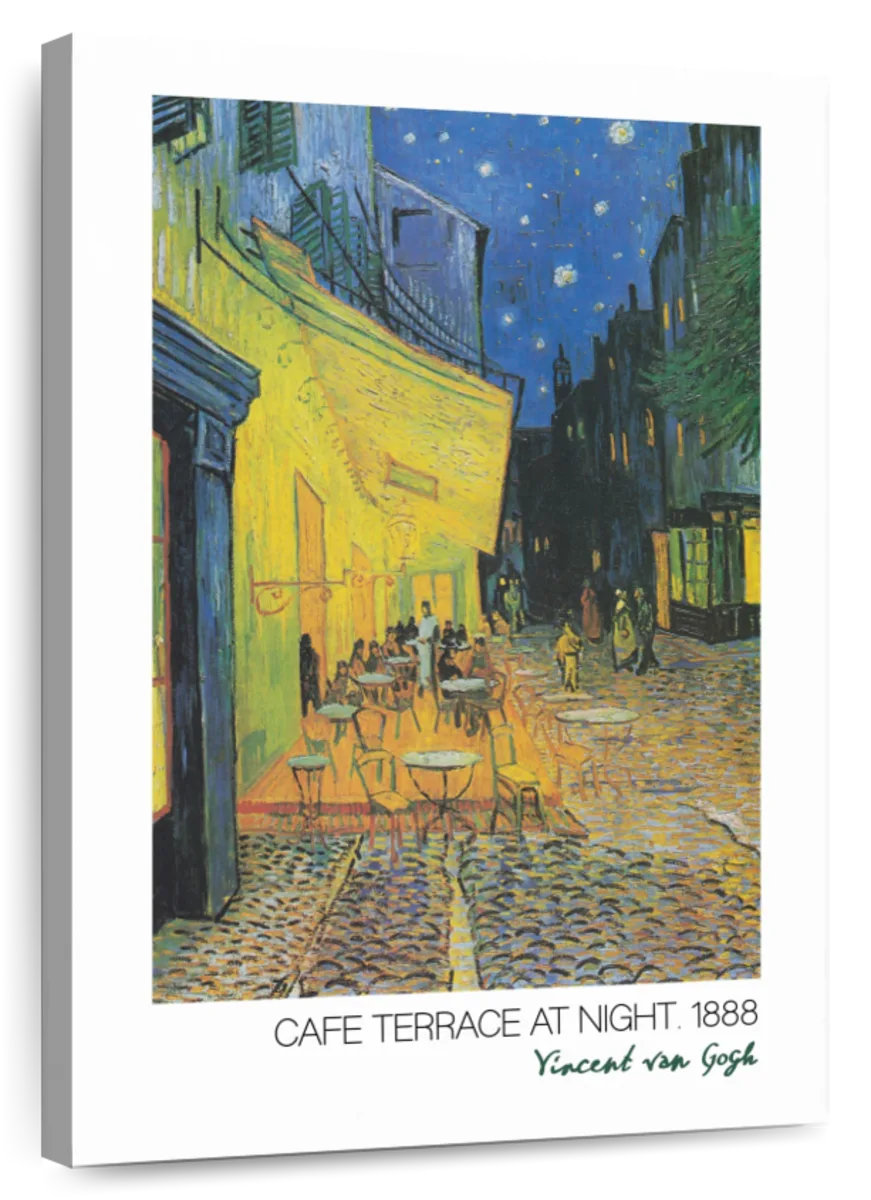 Ebern Designs Cafe Terrace Van Gogh Exhibition Poster | Wayfair