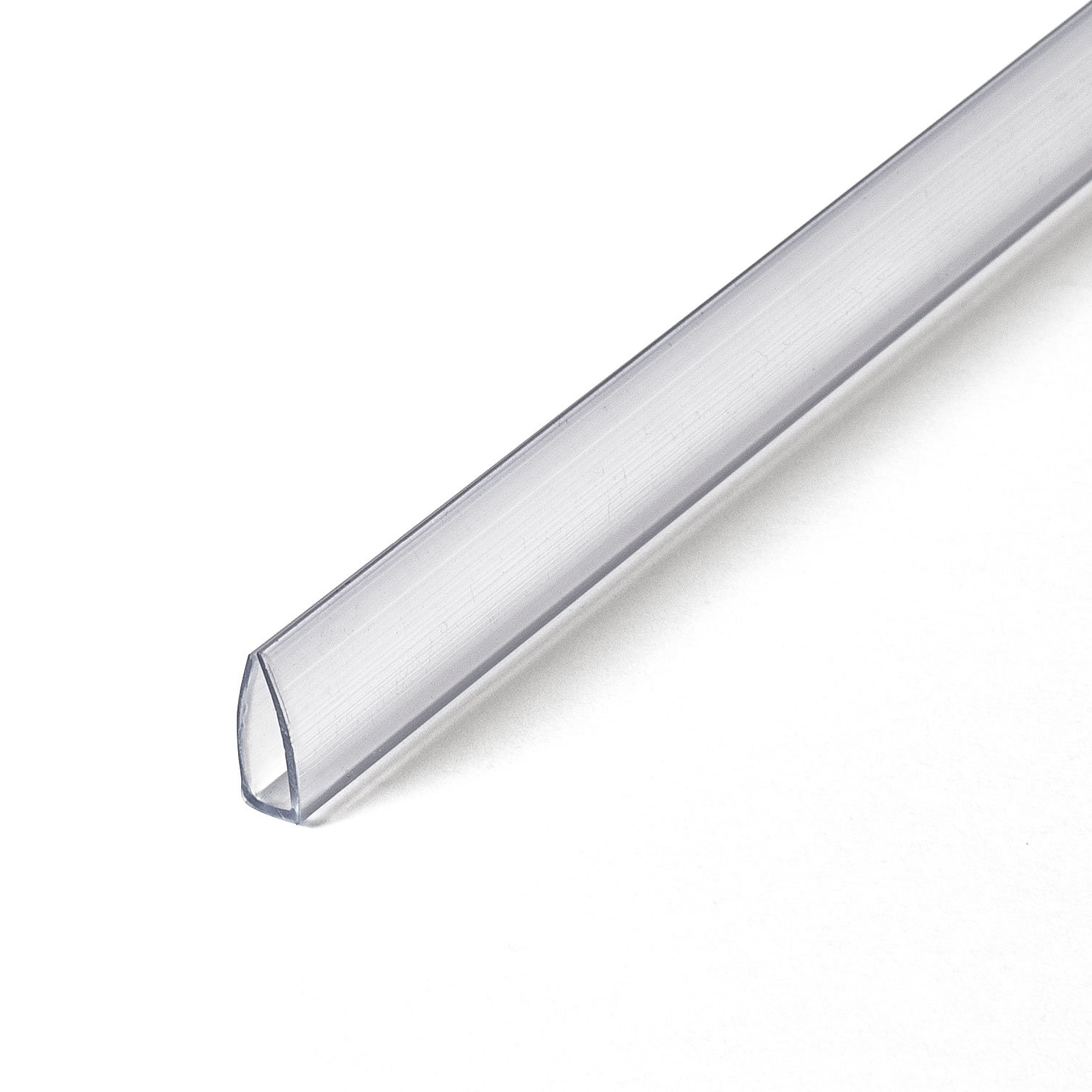 Outwater Plastics 130-Cl-8 1/8'''' Rigid Vinyl Plastic Plastic U ...