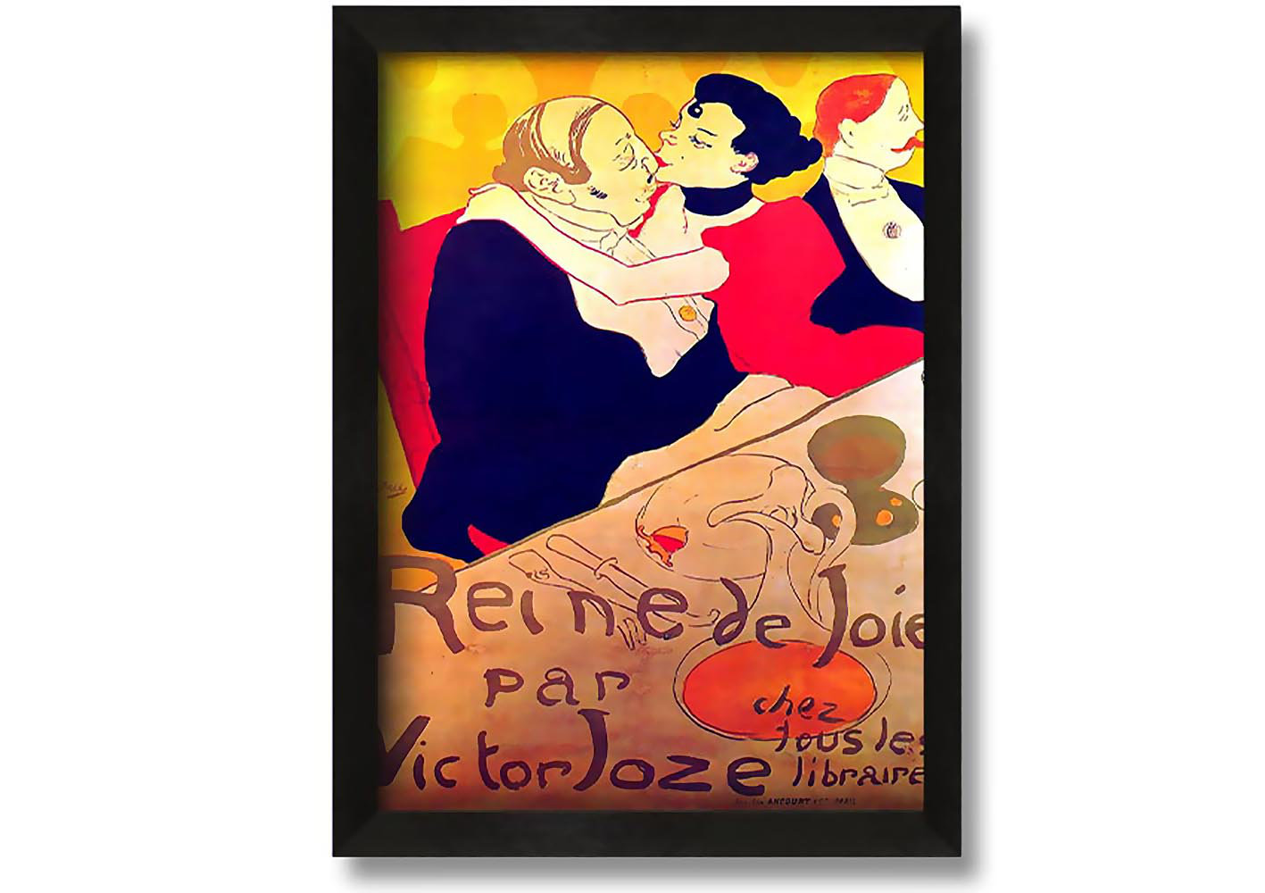 Happy Larry Rene De Joie 2 by Henri De Toulouse-Lautrec - Picture Frame Painting on Canvas ...
